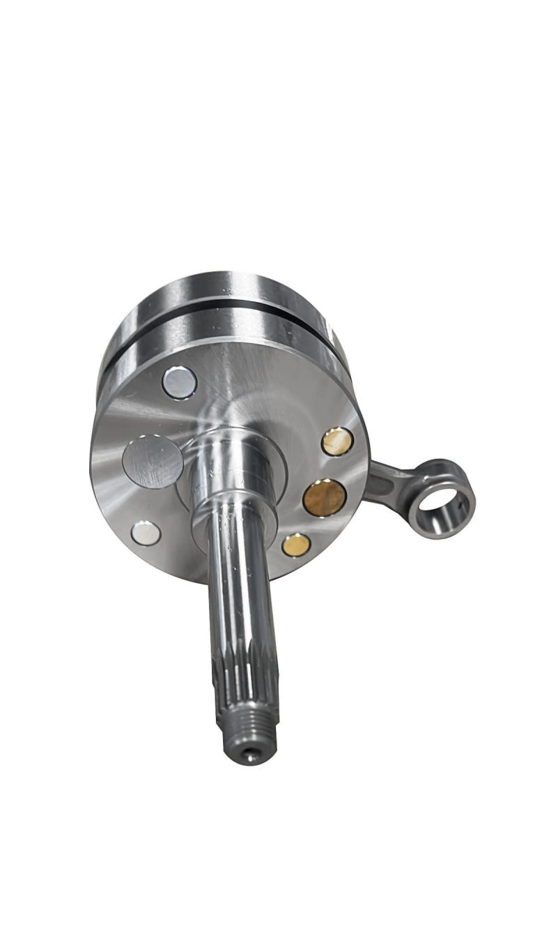 Albero motore ASSE LISCIO 8.1/R-18 Corsa 47 Biella 100 Ø84 (per 100cc maggiorato) per carter 8.1 ...